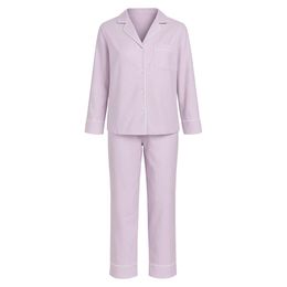 For You Moda Pyjama Damen Gr&ouml;&szlig;e XL flieder / wei&szlig; Winterkleid