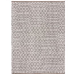 Teppich FLAIR RUGS "Dream", beige (natur), B:120cm H:3mm L:170cm, Baumwolle, Kunstfaser, Wolle, Teppiche, aus Wollmischung, Wohnzimmer, Schlafzimmer, Esszimmer