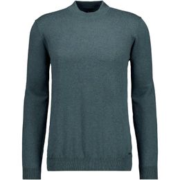 Rundhalspullover Ragman, Herren, Gr. 54, dunkelgrün, 357, 95% Baumwolle 5% Kaschmir, hoch geschlossener Ausschnitt, Pullover