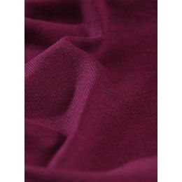 Strickmütze TRIGEMA "TRIGEMA Soft-Cap", Kinder, Gr. 900, rot (chianti, melange), Baumwollmischung, Mützen