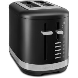 KitchenAid Toaster "5KMT2109EAC matt schwarz", schwarz (matt schwarz), B:30,76cm H:21,15cm T:17,5cm, Toaster