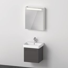 Duravit No.1 Schrank mit Waschtisch, mit Spiegelschrank, N10153R49490000,