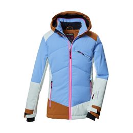 Skijacke Killtec "KSW 403 GRLS SKI JCKT", Kinder, Gr. 140, lila (lavendel), Oberstoff: 100% Polyester, Futter: 100% Polyester, Wattierung: 100% Polyester, Jacken, Wasserdichte, atmungsaktive Kinderjacke mit reflektierenden Details
