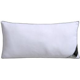 Kunstfaserkopfkissen Hanse by RIBECO "Max", weiß, B:40cm L:80cm, Füllung: 100% Polyester, Kopfkissen