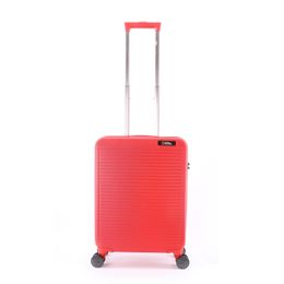 Koffer National Geographic "Pulse", Gr. B/H/T: 40cm x 56cm x 20,5cm, rot, unifarben, Koffer, hergestellt aus dem ABS-Material