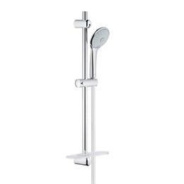 Grohe Euphoria Brausegarnitur mit Stange und Ablage, 3 Strahlarten, 27243001,