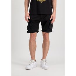 Shorts Alpha Industries "Crew Short", Herren, Gr. 30, Normalgrößen, schwarz, Obermaterial: 98% Baumwolle, 2% Elastan; Futter: 100% Baumwolle, Hosen