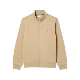 Lacoste Zip-Up Hoodie male Beige size XL