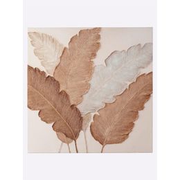 Bild HEINE HOME, orange (farbe bild(er): natur, terra), B:80cm H:80cm T:3cm, Bilder, Bild