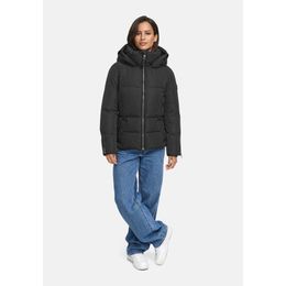 Winterjacke Marikoo "Aleynaa", Damen, Gr. L, schwarz, Obermaterial: 100% Polyester / Innenmaterial: 100% Polyester / Futter & Wattierung: 100% Polyester, Jacken, mit extra hohem Kragen und elastischem Taillengürtel