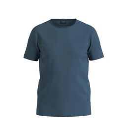 T-Shirt OLYMP "Casual", Herren, Gr. M, blau (rauchblau), Jersey, Obermaterial: 95% Baumwolle, 5% Elasthan, Basic, Rundhals, Shirts T-Shirt