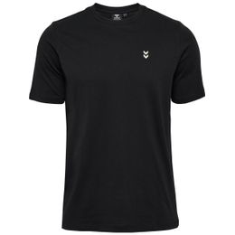 T-Shirt Hummel "HMLPULSE T-SHIRT", Herren, Gr. S (46), schwarz, Obermaterial: 100% Baumwolle, Sportlich, normal, Rundhals, Shirts