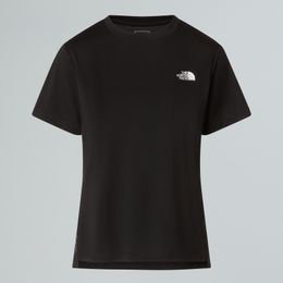 Funktionsshirt The North Face "W FLEX SHORT SLEEVES REG TEE", Damen, Gr. L, schwarz (tnf schwarz), Obermaterial: 100% Polyester, Shirts