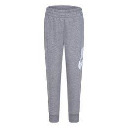 Jogginganzug Nike Sportswear "NKN CLUB FLEECE SET", Kinder, Gr. 5 (110), grau, Sweatware, Obermaterial: 60% Baumwolle, 40% Polyester, meliert, Sportanzüge, für Kinder