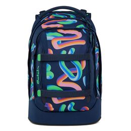 Satch Rucksack Jungen Größe One Size neonblau / dunkelblau / neongrün / neonpink