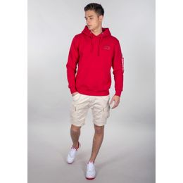 Shorts Alpha Industries "Crew Short", Herren, Gr. 30, Normalgrößen, weiß (jet stream weiß), Obermaterial: 98% Baumwolle, 2% Elastan; Futter: 100% Baumwolle, Hosen