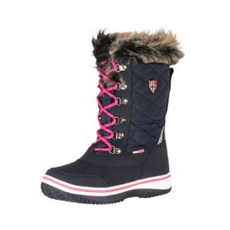 Winterstiefel Trollkids "GIRLS HOLMENKOLLEN SNOW BOOTS XT", Jungen, Gr. 32, bunt (navy, magenta), Synthetik, Textil, Schuhe, Winterschuhe, Winterboots, Snowboots, wasserdicht, reflektierend