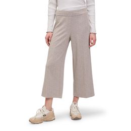 Culotte Cartoon "Damen Culotte mit Bügelfalte", Damen, Gr. 42, Normalgrößen, schwarz (schwarz, camel), Obermaterial: 66% Polyester, 31% Viskose, 3% Elasthan., figurumspielend 7/8-Länge, Hosen