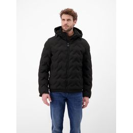 Steppjacke Lerros "Lerros Herren Funktions-Steppjacke", Herren, Gr. L, schwarz, 100% Polyester, Jacken, Wasser- und windabweisend, atmungsaktiv