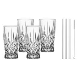 4 Nachtmann Latte Macchiato Gl&auml;ser &raquo;Noblesse&laquo; - transparent