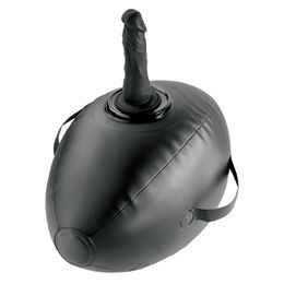 Fetish Fantasy Liebeskissen &bdquo;Body Dock Inflatable Love Ball&ldquo; inklusive Naturdildo
