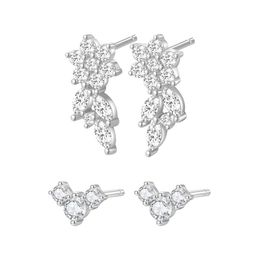 Hey Happiness Earrings 'Blooming Flower' female Silver size One Size