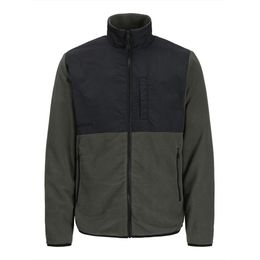 Jack & Jones JACK & JONES Fleecejacke 'JWHMARVIN' Herren Gr&ouml;&szlig;e L anthrazit / schwarz
