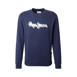 Pepe Jeans Sweatshirt Herren Größe M beige / navy / hellblau / offwhite