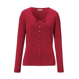 Peter Hahn - Twinset aus 100% SUPIMA -Baumwolle, rot, Gr. 40 / M - Baumwolle