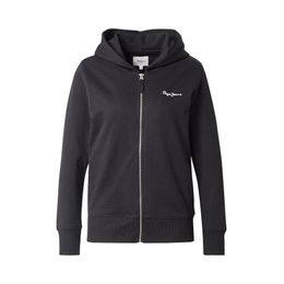 Pepe Jeans Sweatjacke 'EDNY RO' Damen Größe XS schwarz / weiß