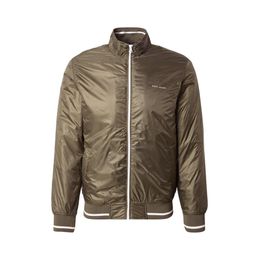 Pepe Jeans Jacke 'ROCKER' Herren Gr&ouml;&szlig;e M oliv / wei&szlig;