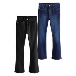 The Set Jeans Damen Gr&ouml;&szlig;e 27/28 blue denim / black denim