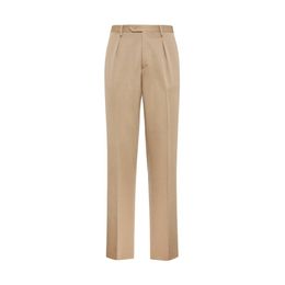 Boggi Milano Pleated Pants 'Gabardine' male Beige size 58
