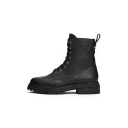 Tommy Hilfiger Schn&uuml;rstiefelette Damen Gr&ouml;&szlig;e 42 schwarz Winterschuhe