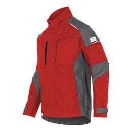 KÜBLER WORKWEAR Kübler Jacke ACTIVIQ COTTON+ mittelrot/anthrazit Form 1250 Größe XS ; Kübler Workwear (1250 3421-5597-XS)