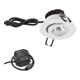 EVN Lichttechnik P-LED Deckeneinbauleuchte 3000K IP65 230V ws PC650N60102)