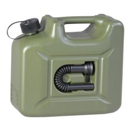 Hünersdorff Hünersdorff Kraftstoff-Kanister PROFI (UN) 10 L oliv,UN-Zulassung,HDPE,schwarzes Zubehör (801000)