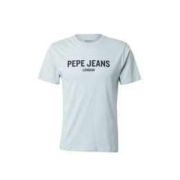 Pepe Jeans T-Shirt 'DONNY' Herren Größe M hellblau / schwarz