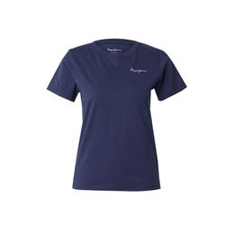 Pepe Jeans T-Shirt 'TOM' Damen Größe XS dunkelblau / weiß