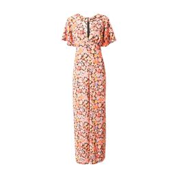 Nasty Gal Jumpsuit 'Ditsy' Damen Gr&ouml;&szlig;e XS orange / ros&eacute; / schwarz