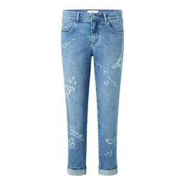Angels Jeans 'Darleen' Damen Gr&ouml;&szlig;e 25/26 blue denim / wei&szlig;
