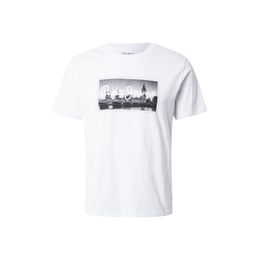 Pepe Jeans T-Shirt 'EMMETT' Herren Größe S grau / schwarz / weiß