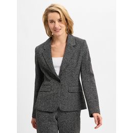 s.Oliver BLACK LABEL Blazer Damen Gr&ouml;&szlig;e 48 schwarz / wei&szlig;