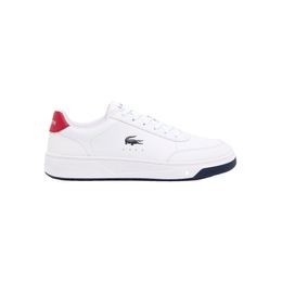 Lacoste Sneaker 'Court Pro' Herren Größe 46 rot / schwarz / weiß