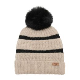 Mango Kids M&uuml;tze 'ALICE' M&auml;dchen Gr&ouml;&szlig;e 56 beige / schwarz