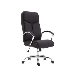 CLP Bürostuhl XL Vaud mit Stoffbezug, Chefsessel, Drehstuhl mit Armlehnen, Bürodrehstuhl mit hochwertige Polsterung, max. Belastbarkeit 140 kg,