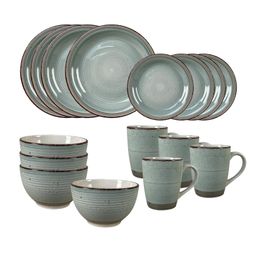 NTK-Collection Geschirrset 16-teilig grün Antonia