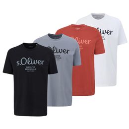 s.Oliver Logo T-Shirt Herren T-Shirt