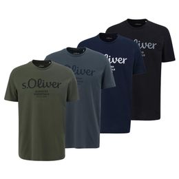 s.Oliver Logo T-Shirt Herren T-Shirt