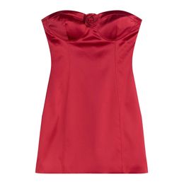 Bershka Kleid Damen Gr&ouml;&szlig;e 38 rot Winterkleid